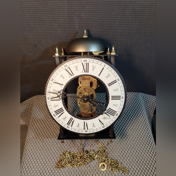 Wall Decor | Vintage Tempus Fugit Skeleton Wall Clock Franz Hermle ...